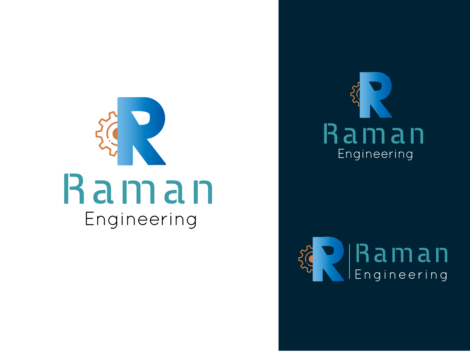 Raman Engineering Logo by Sparkle Digital on Dribbble