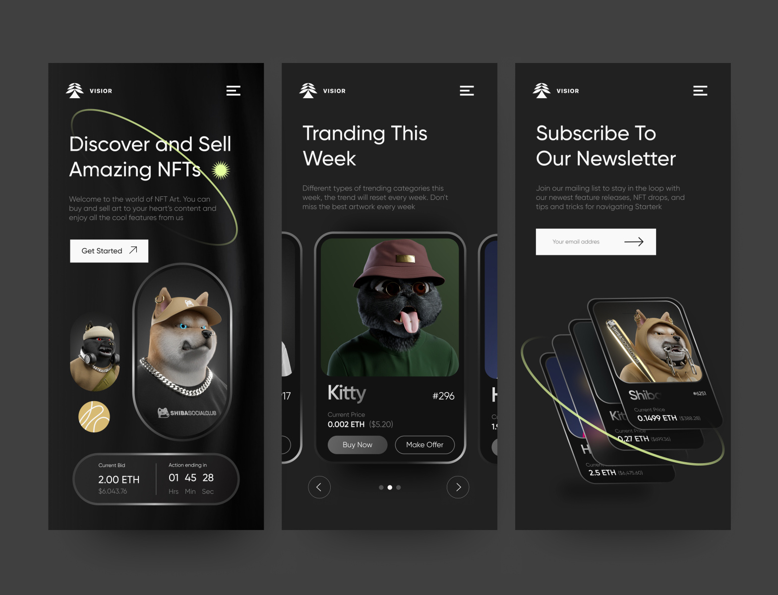 NFT - Responsive Mobile by Dena Ihsanuddin on Dribbble