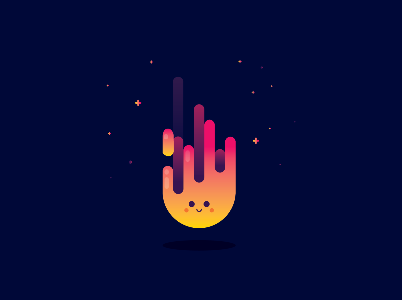 Happy Fire by Liam on Dribbble