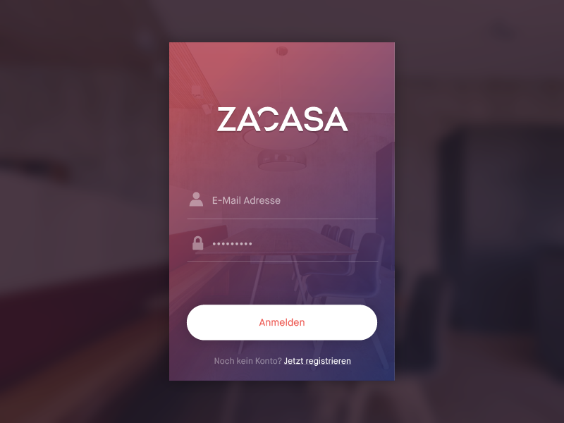 Login Form by Christof Flachsmann on Dribbble
