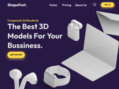shapfest homepage by Pixelate Software Agency on Dribbble