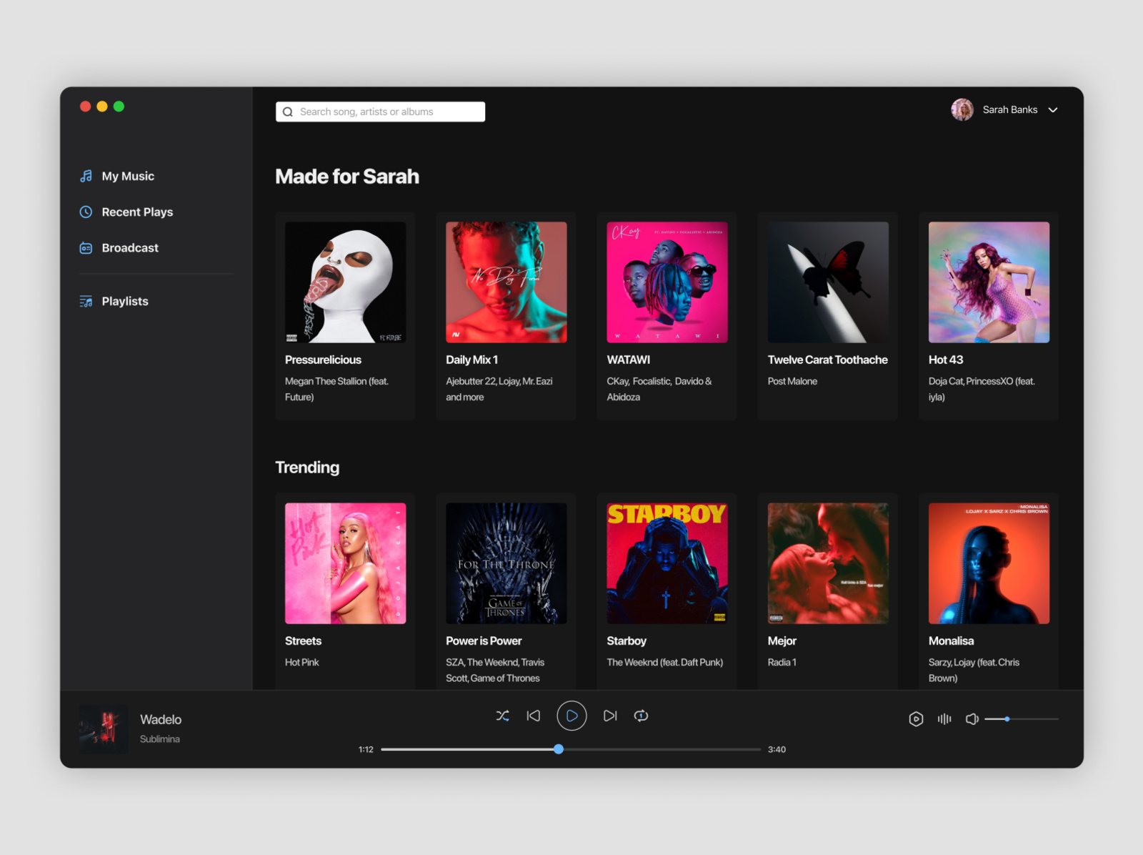 Winamp UI Redesign by Prince Eze on Dribbble