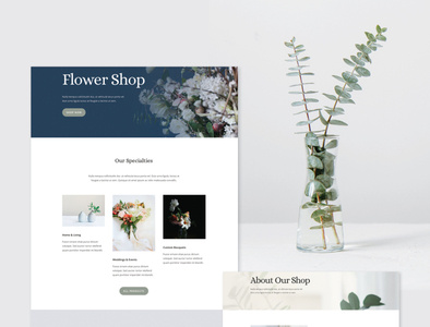 Flower Shop Website Design by Insight Design on Dribbble