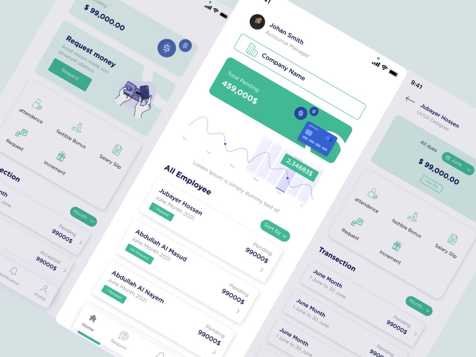 Employee Management App by Sifatullah on Dribbble