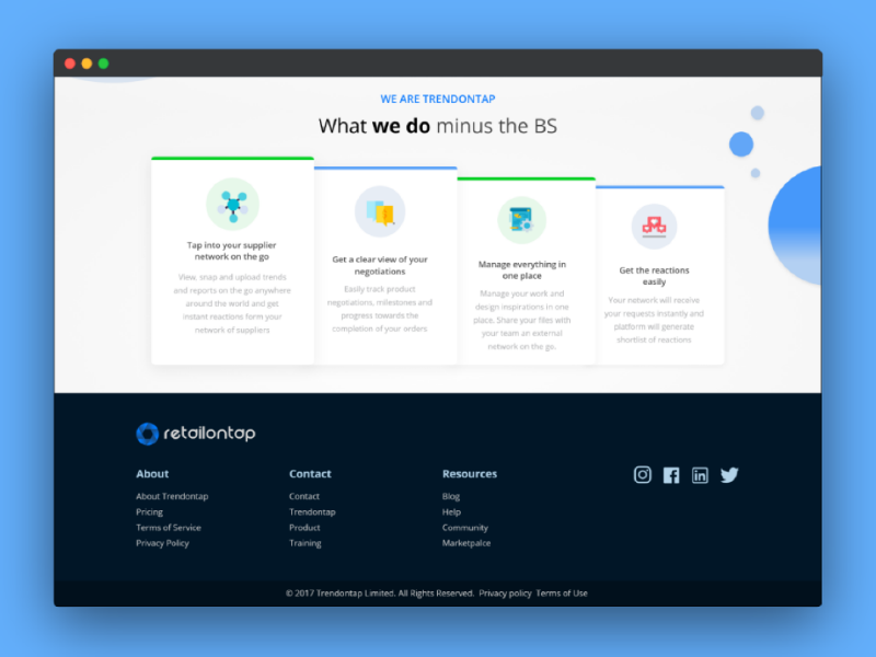 Information Cards to show on website by URVASHI JAIN on Dribbble