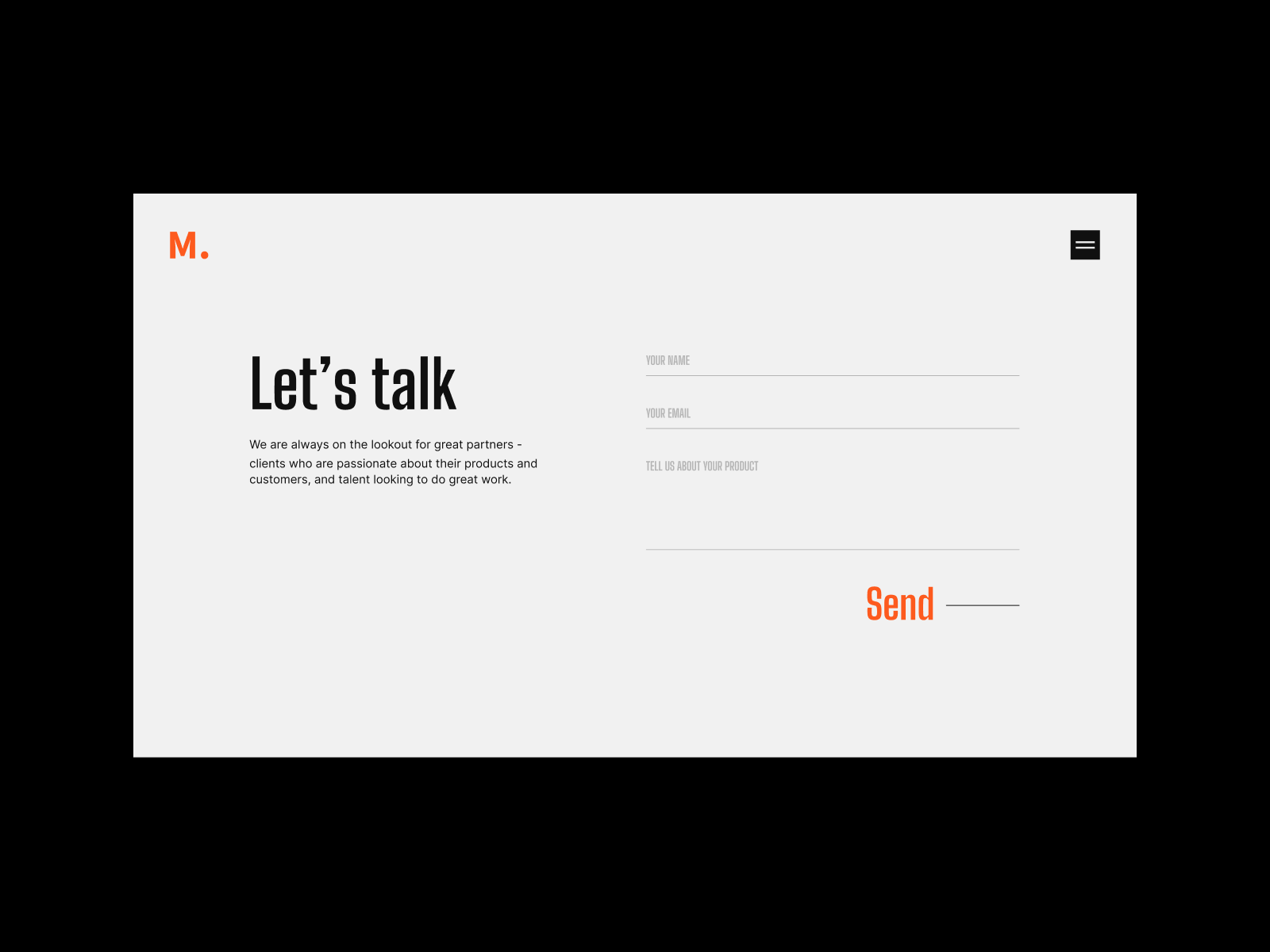Contact Us Page By Maja Momcilovic On Dribbble