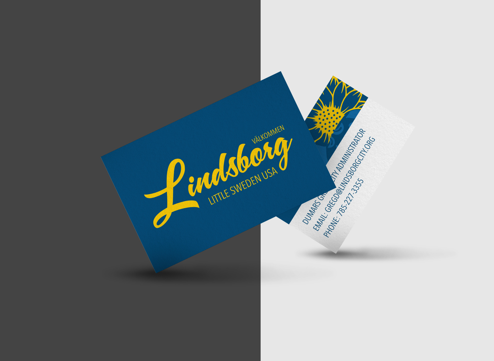 Lindsborg Business Card Concept by Graedon on Dribbble