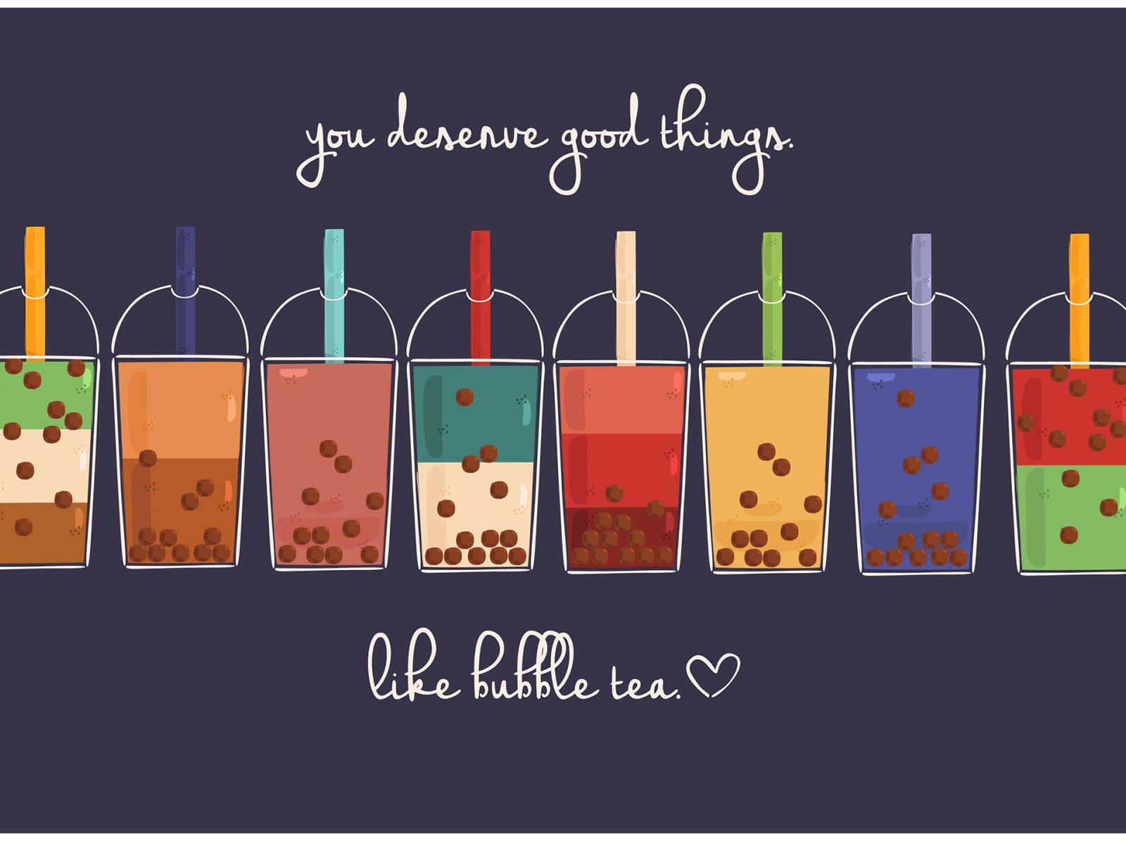 Bubble Tea Illustration by Fenny Apriliani on Dribbble