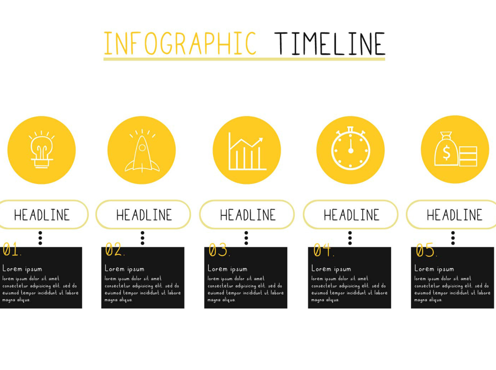 Timeline Infographic Illustration by Fenny Apriliani on Dribbble