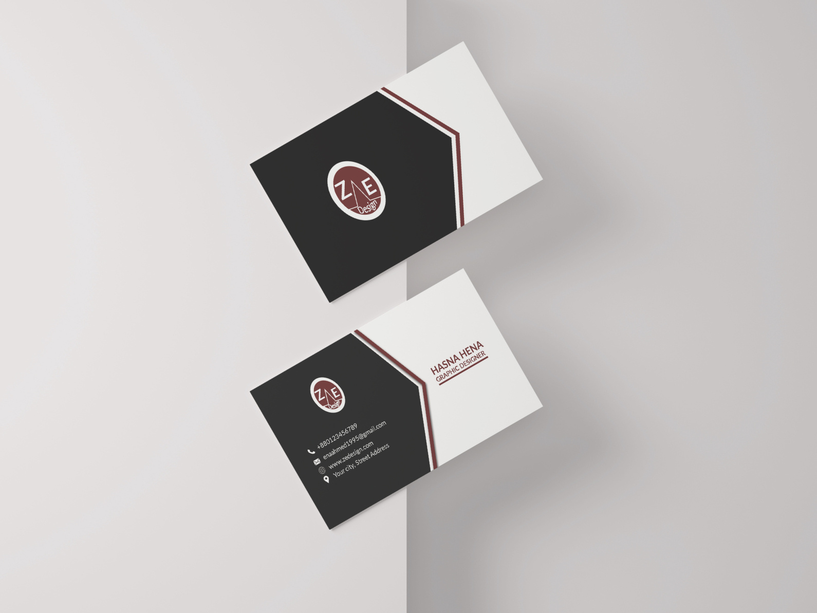 card design by Hasna Hena on Dribbble