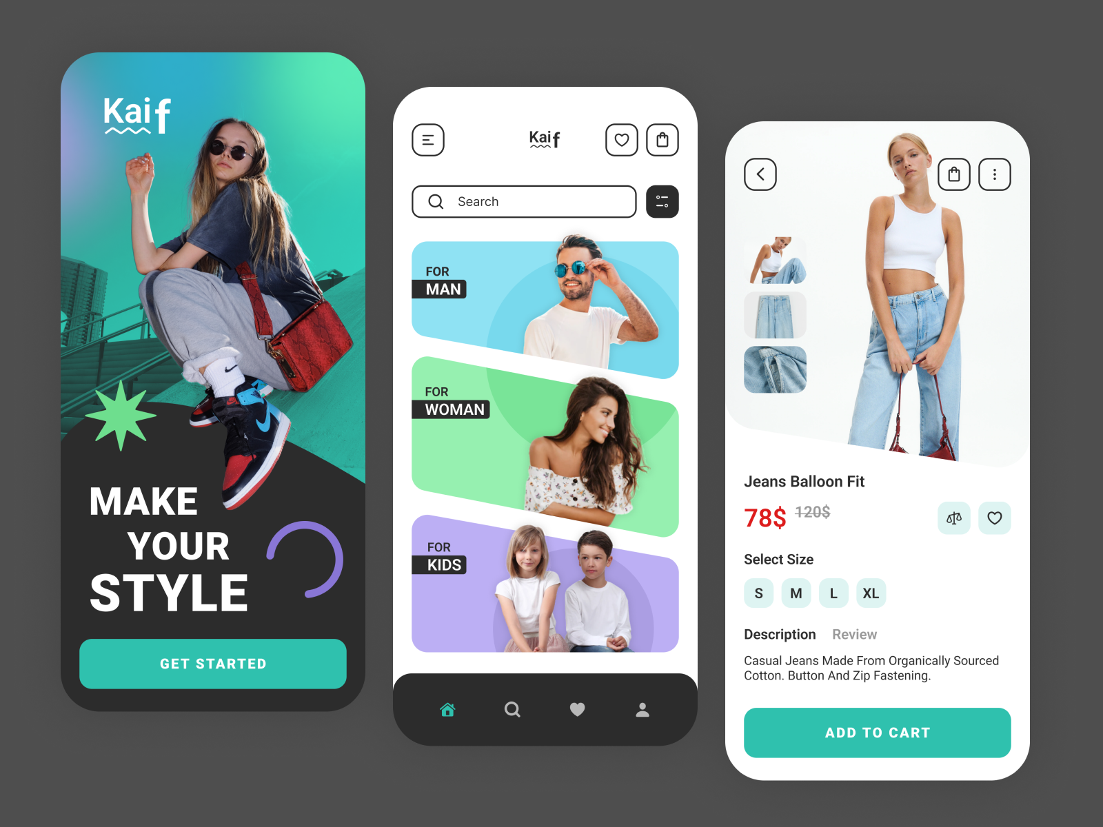 Kaif - Mob App Design by Ivan Pavlenko on Dribbble