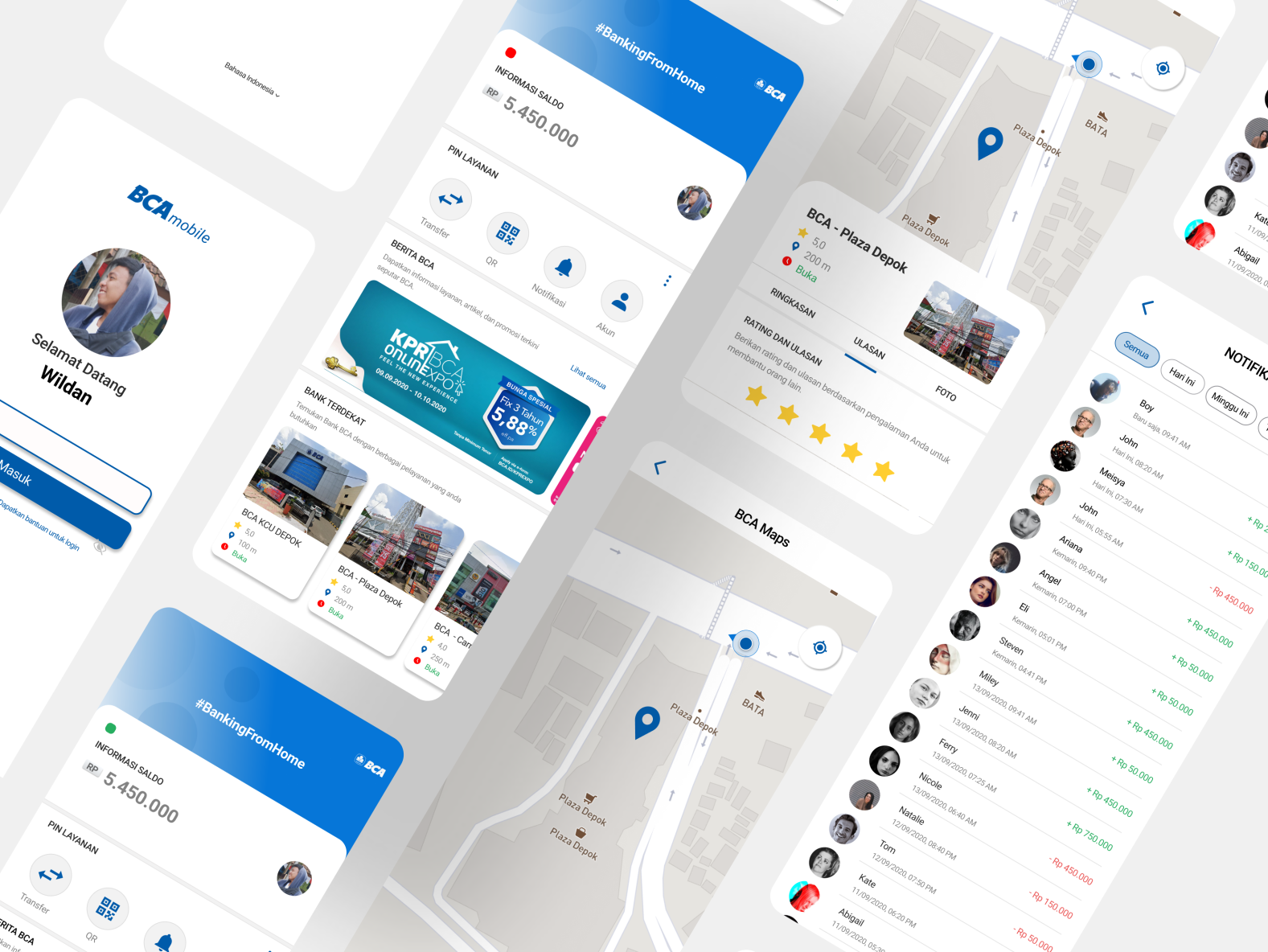 BCA Mobile Banking App Redesign by Wildan on Dribbble