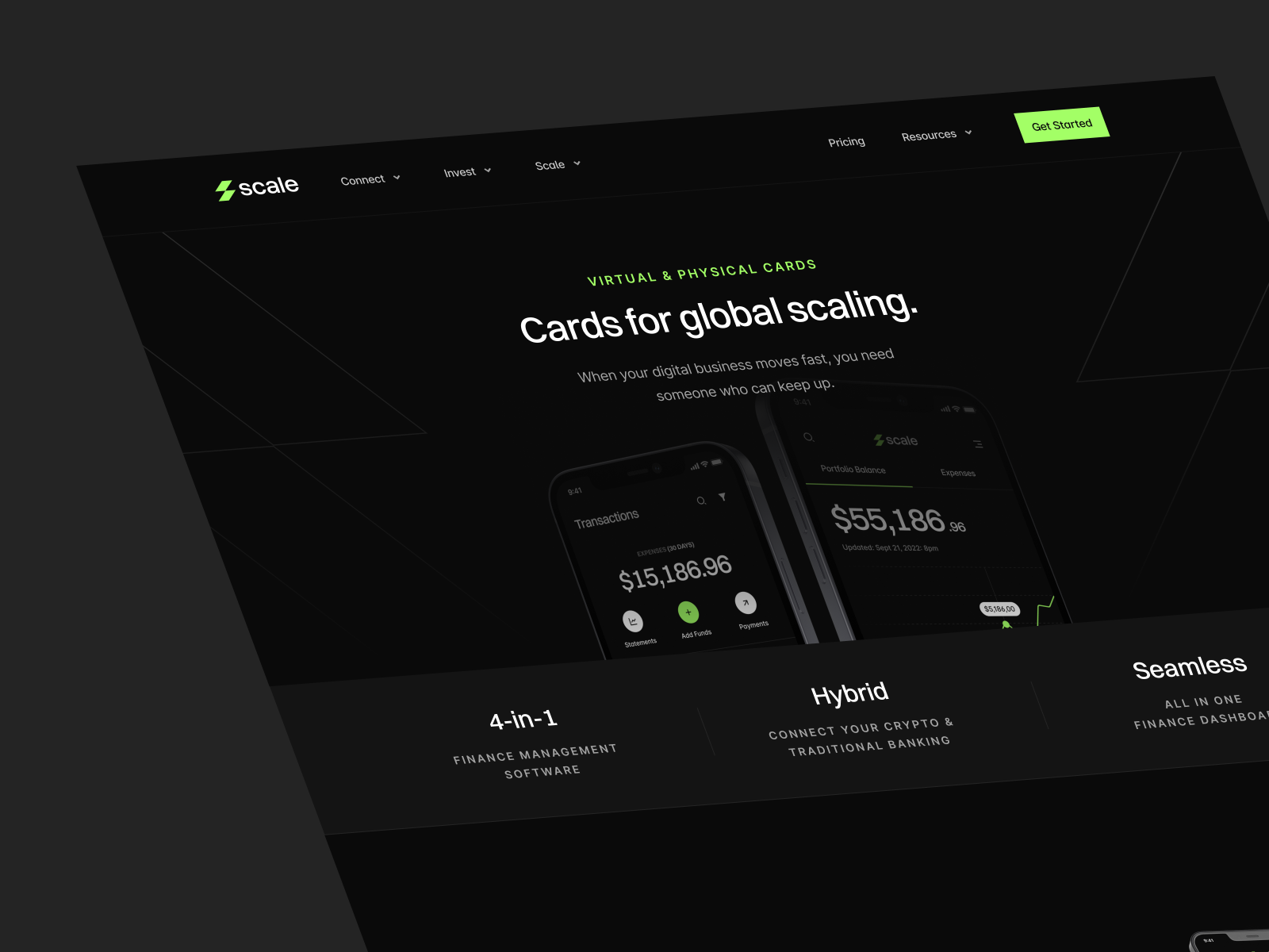 Scale: Cards Page by Batuhan Kara for Redacted on Dribbble