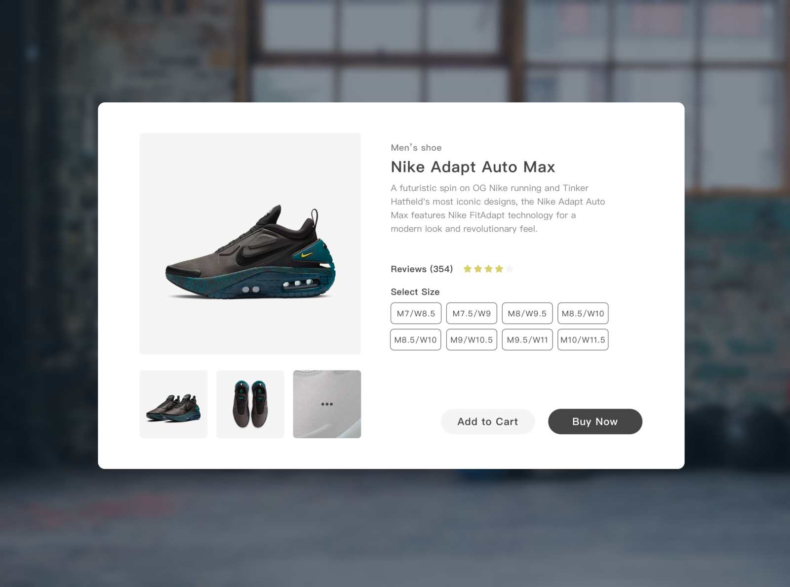 daily ui challenge 12 single product by Po Yen Lin on Dribbble
