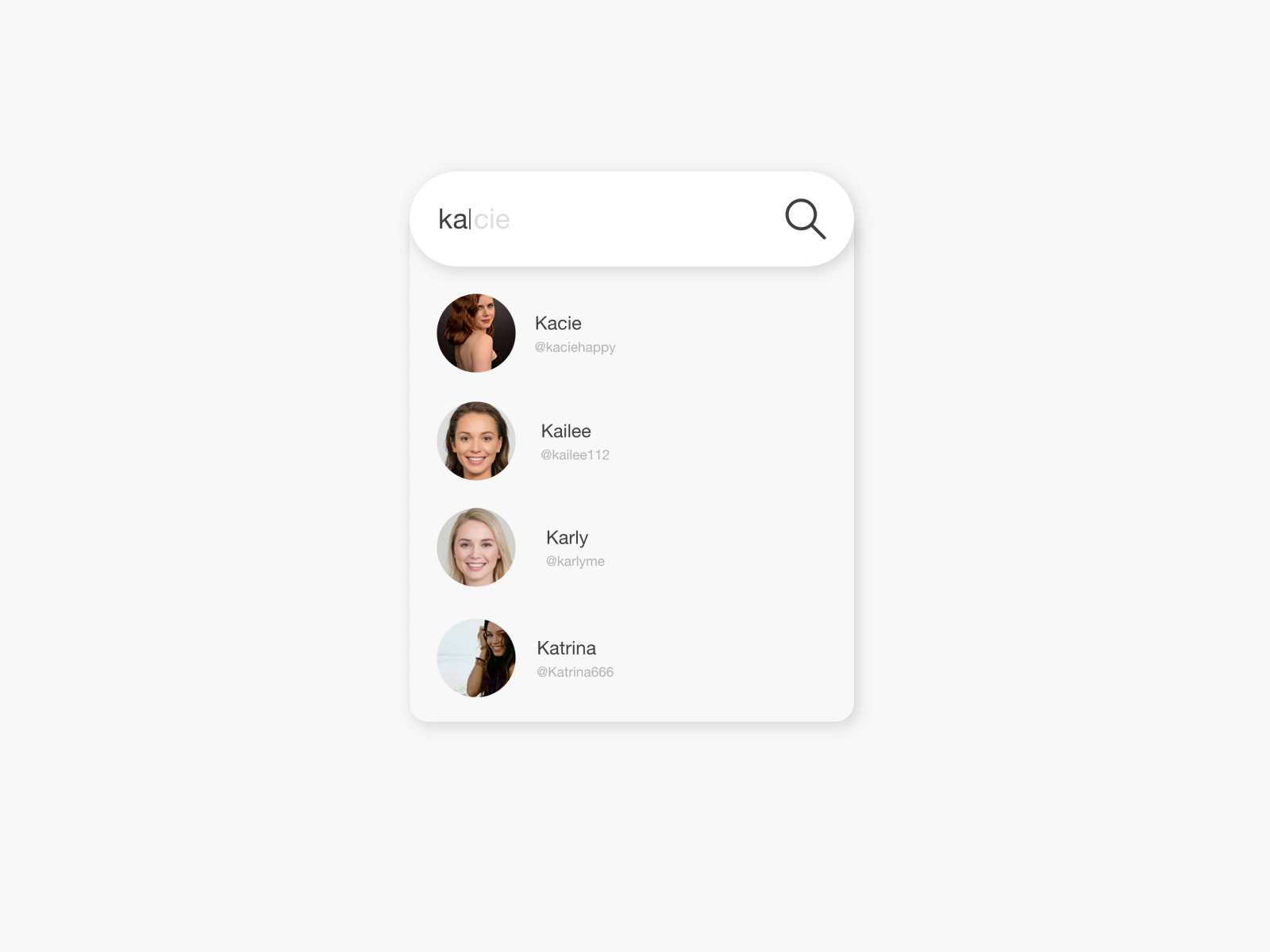 DailyUI #22 - Search by Kosaku Kurino on Dribbble