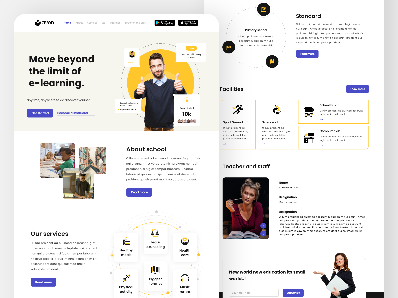 E-learning by Dhaval Bhadukiya on Dribbble