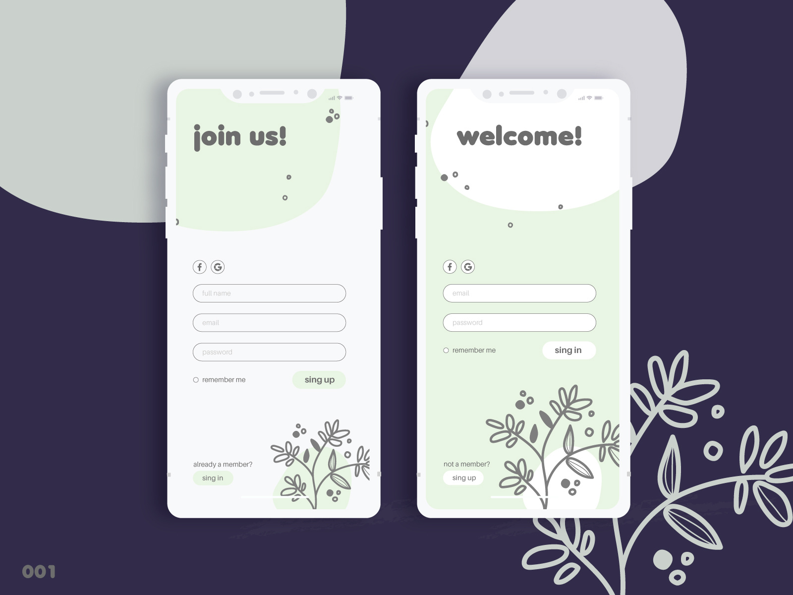Daily UI #001 by Abigail Oliete on Dribbble