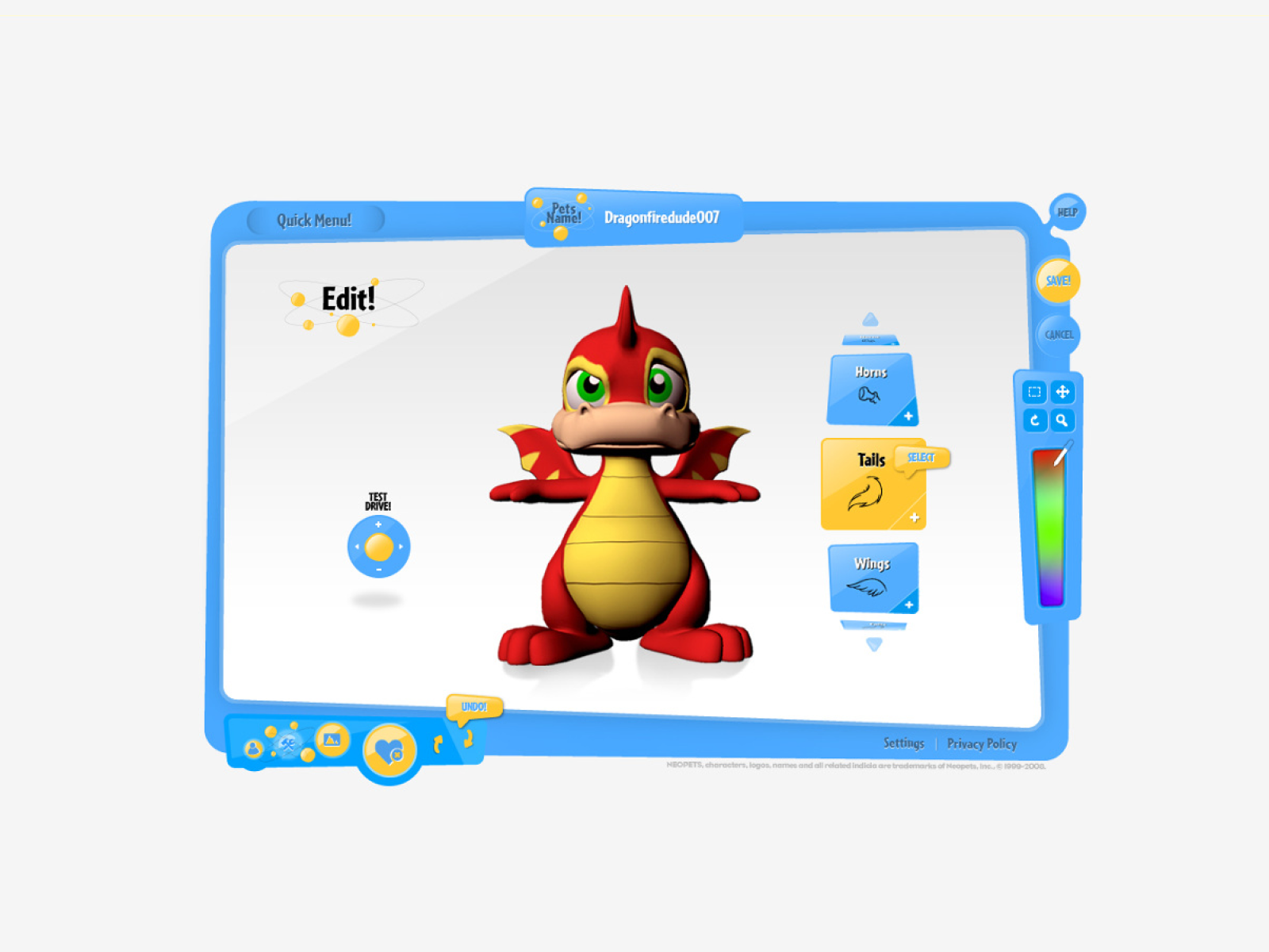 Neopets - 3D Avatar Editor by Jason Festa on Dribbble