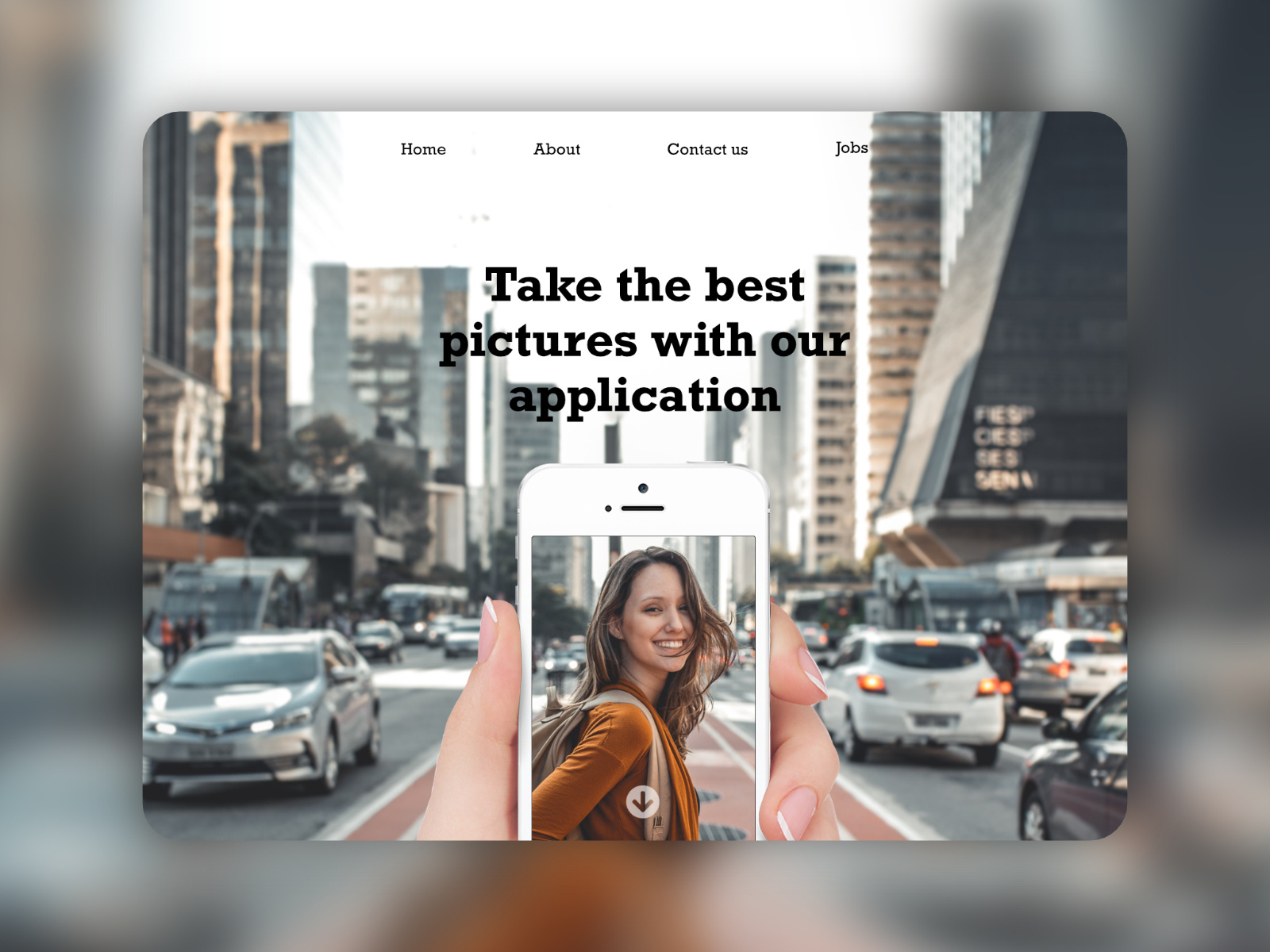 Photo Application Website by Denis on Dribbble