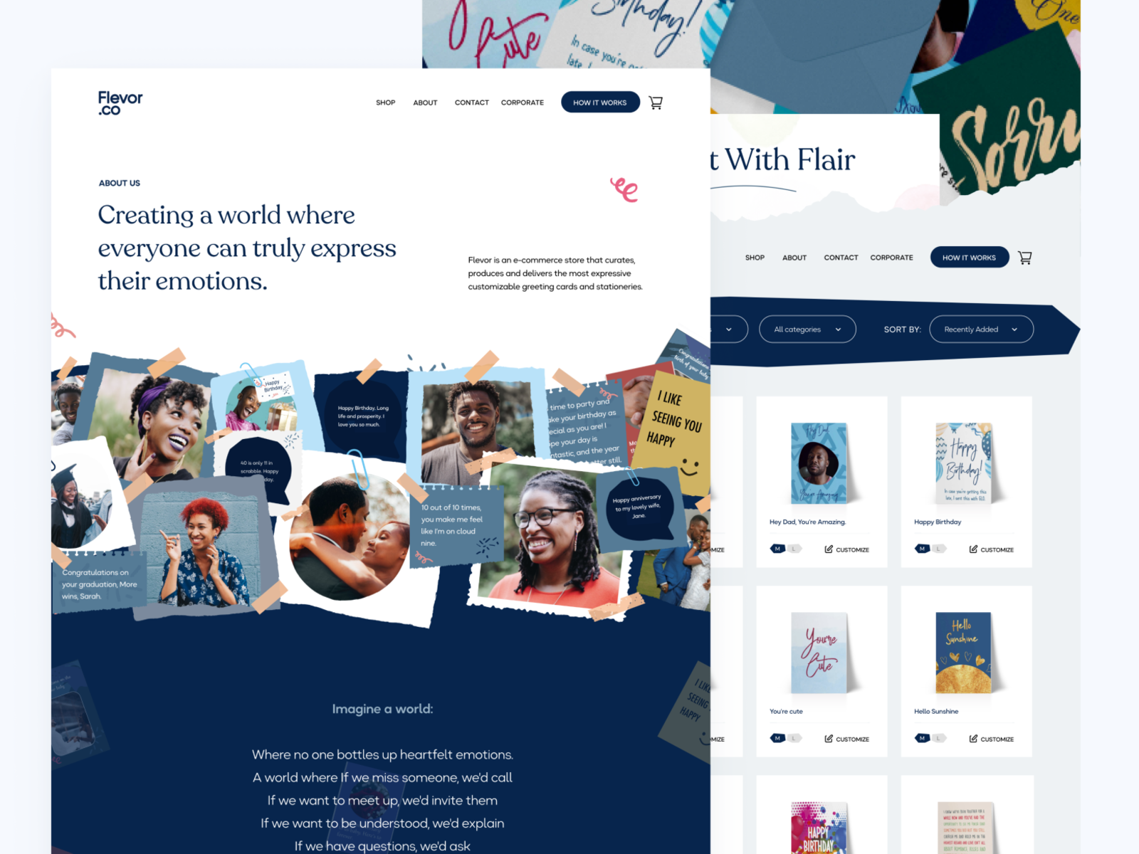 Flevor e-commerce store by Oluwanifemi Ajayi on Dribbble