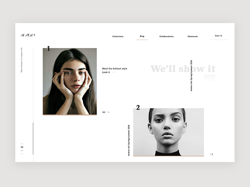 Supera blog page by Zhenya Rynzhuk for Synchronized on Dribbble