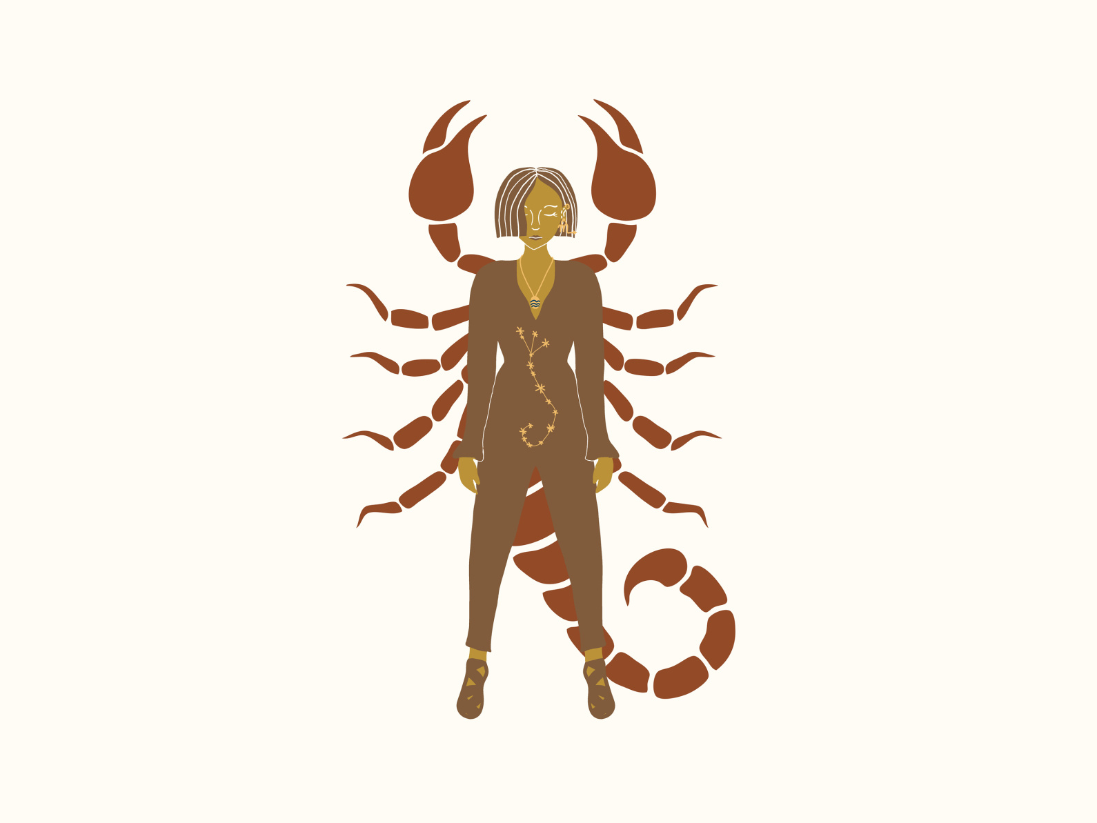 Scorpio Woman by Niki Baker on Dribbble