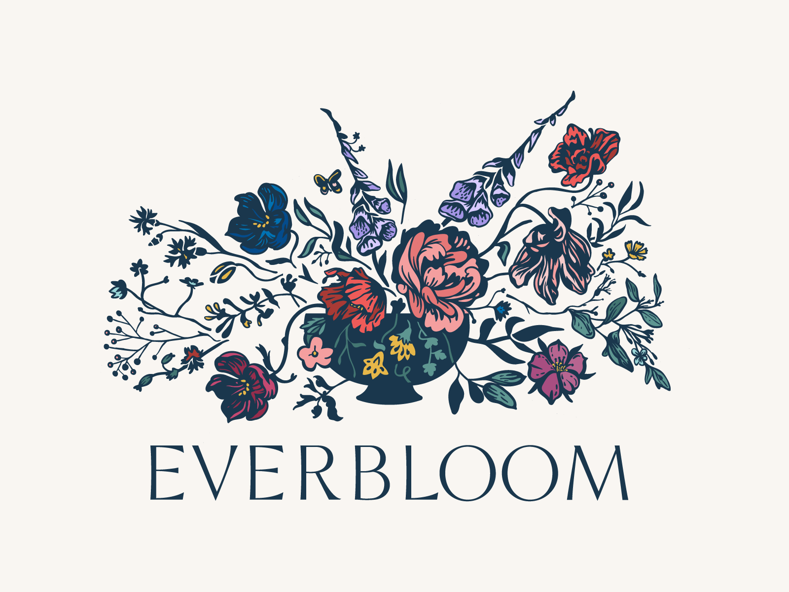 Everbloom Design Brand by Clare Freeman for Pretty Useful Co. on Dribbble