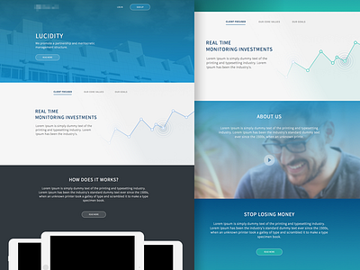 Landing Page Explorations by Rodolpho Henrique on Dribbble