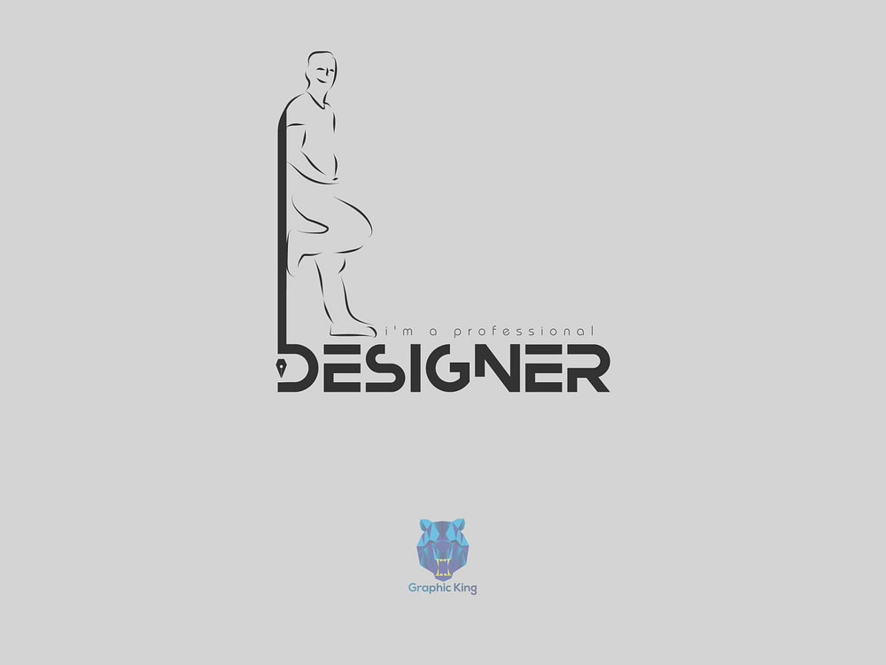 designer logo by Graphic_king99 on Dribbble