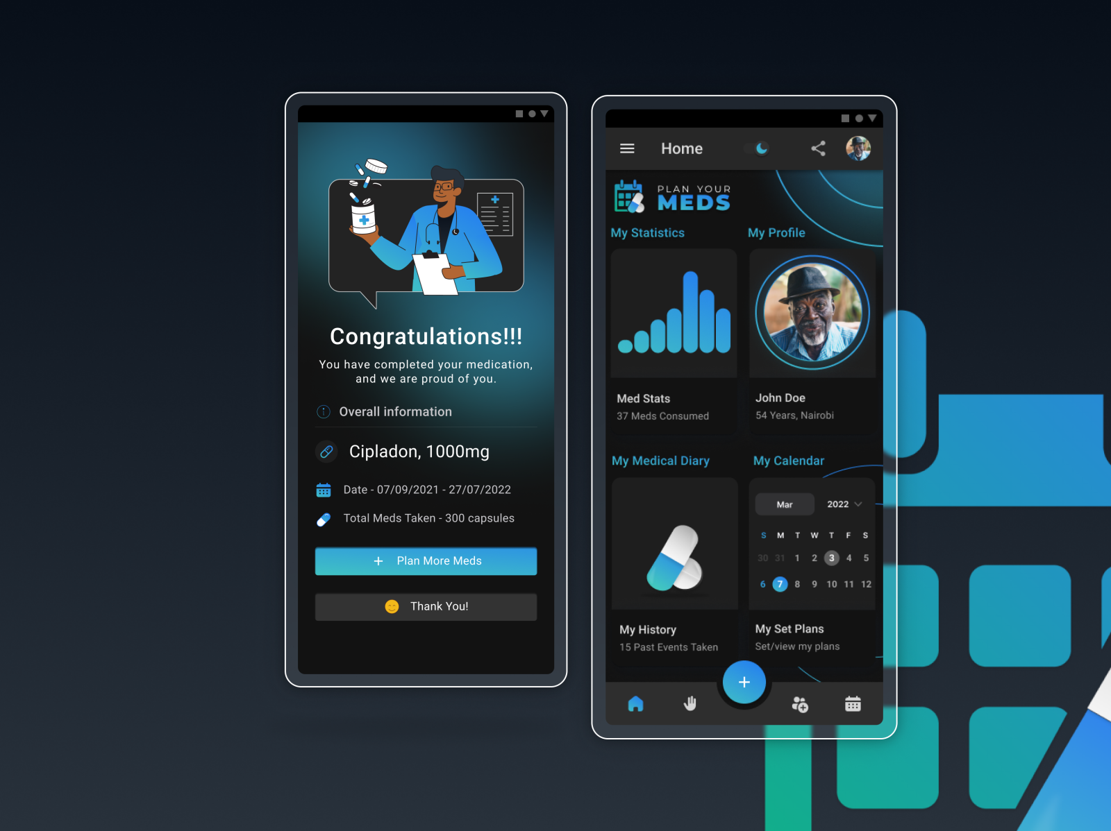 Planning Meds App by Clarice Peru on Dribbble