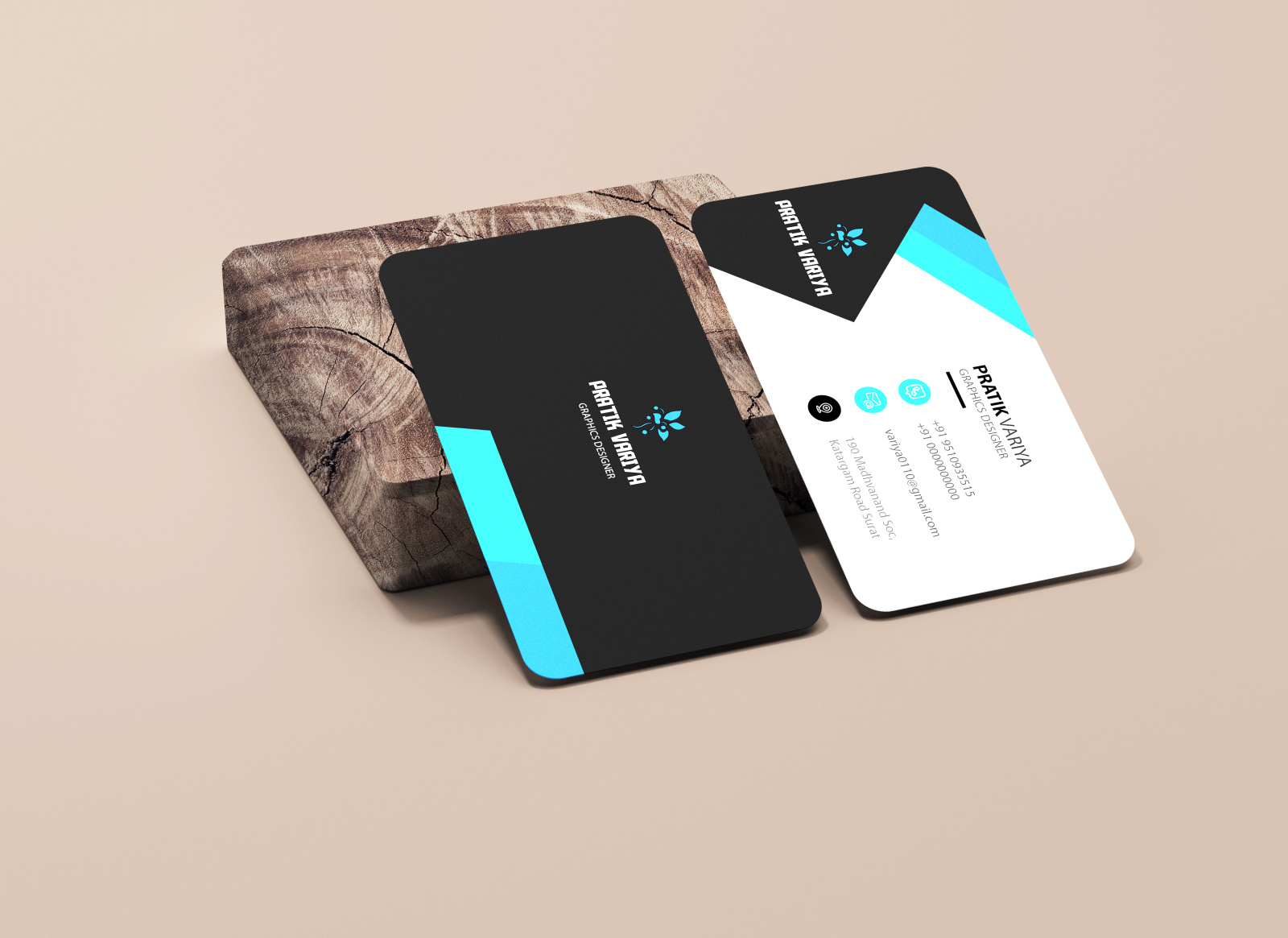 The Rounded Corner Person Card by Pratik Variya on Dribbble