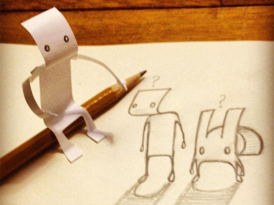 Character Study: Paper People by Owen Song on Dribbble