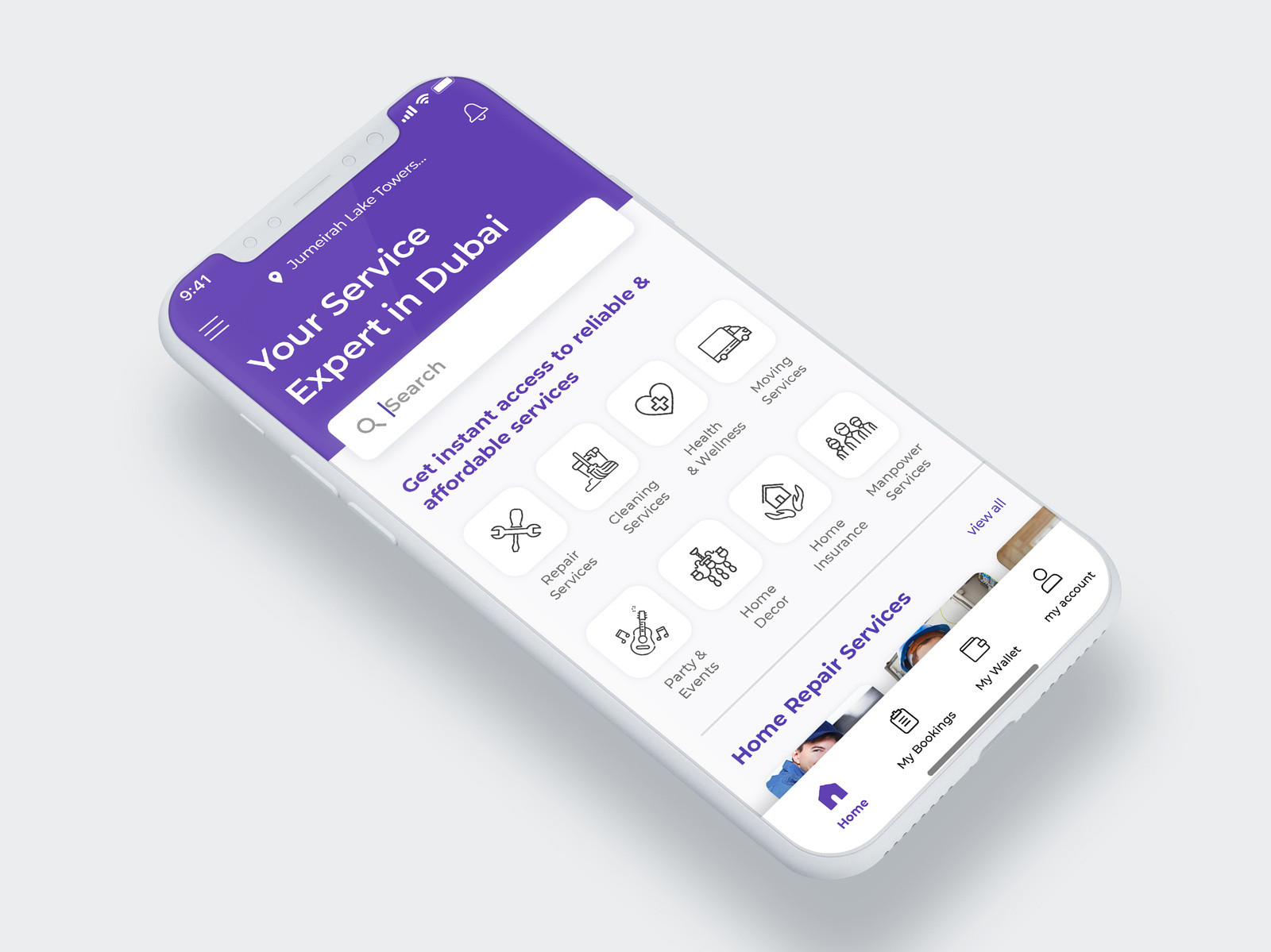Service Market Mobile App by Manprit Kalsi on Dribbble