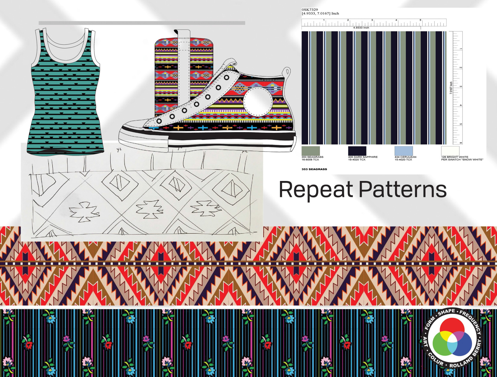 Repeat Patterns by brandon l. on Dribbble