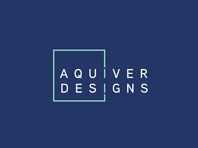 Aquiver Designs logo by Studio_i on Dribbble