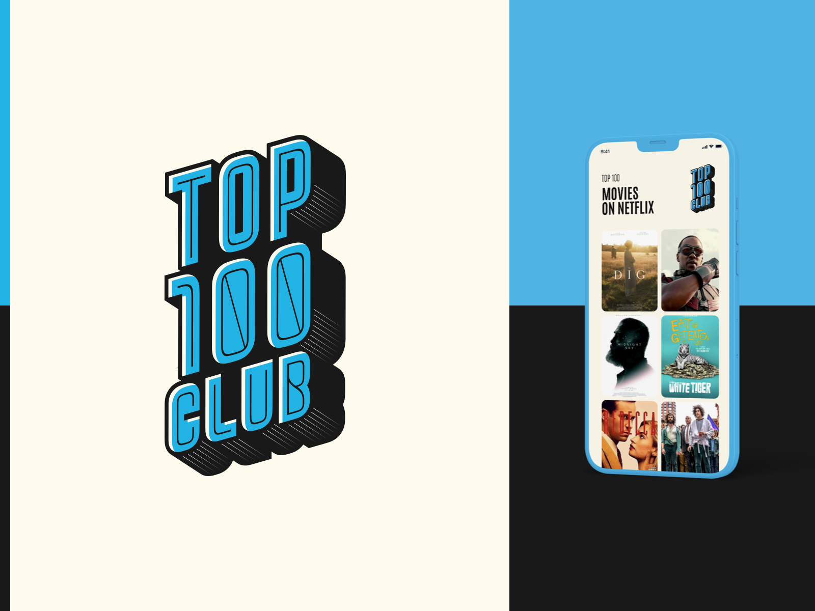 TOP 100 Club logo by Gus Fernandes on Dribbble