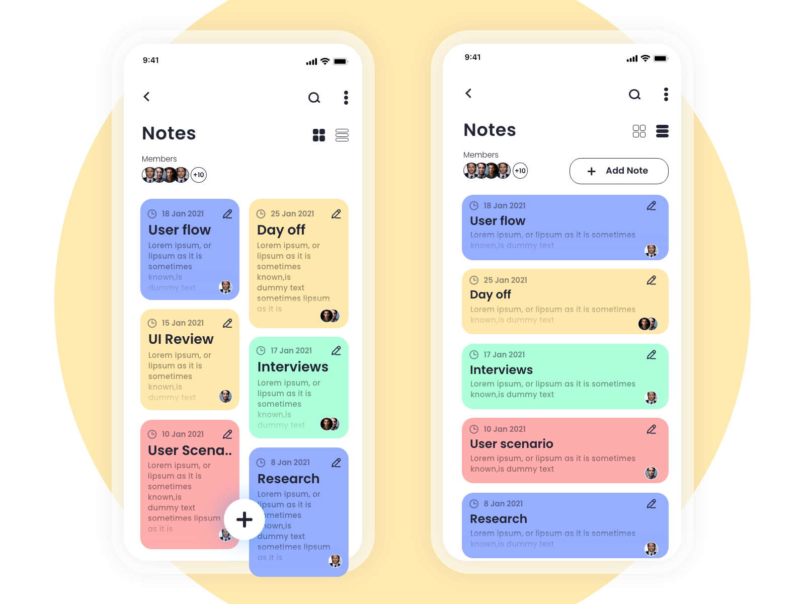 Notes by Ahmed Abobaker on Dribbble