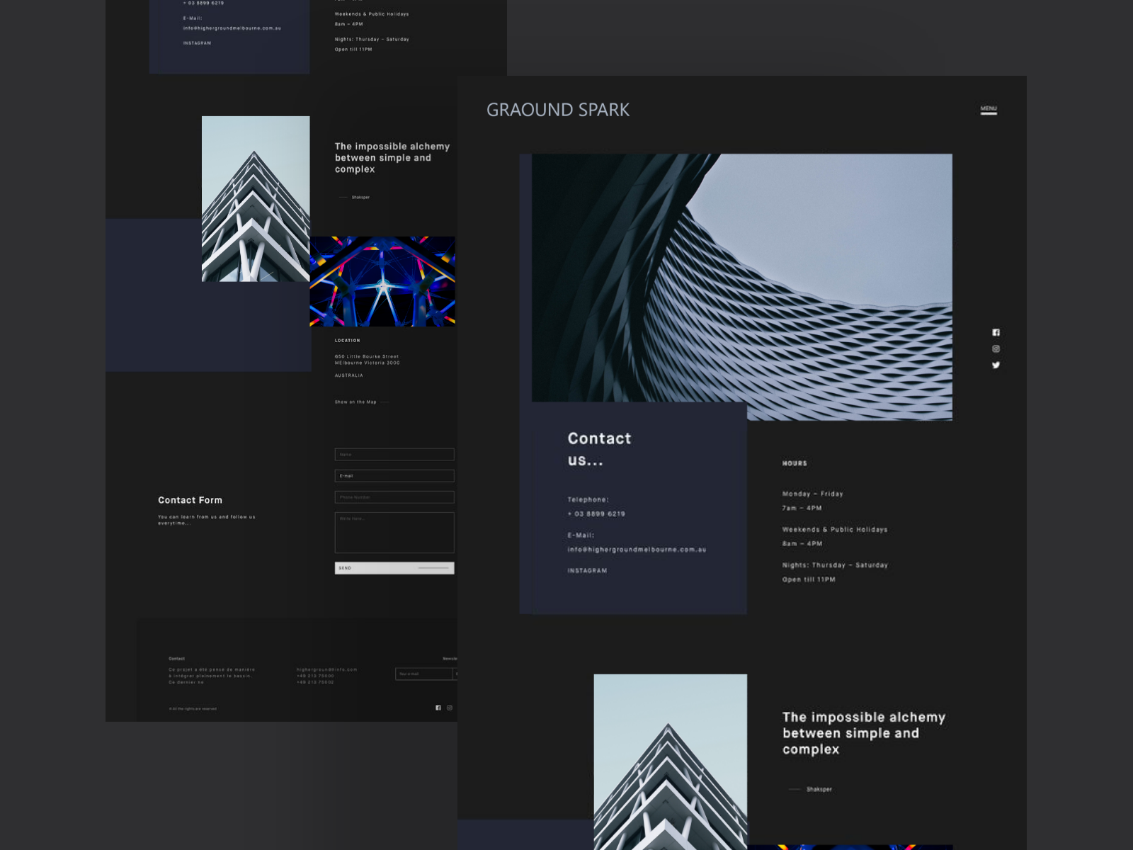 Architect Web UI by Al Fahad on Dribbble