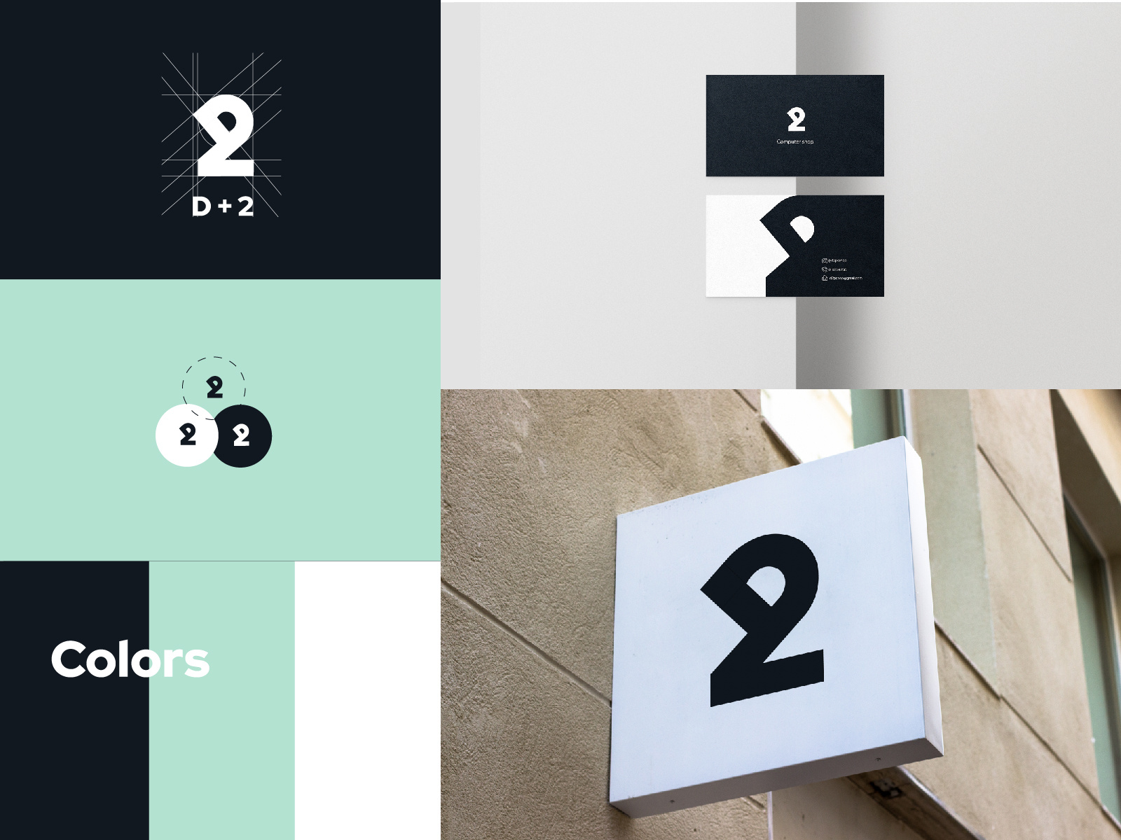 D2 Computer Store - Brand Identity by Ognjen Milutinovic on Dribbble