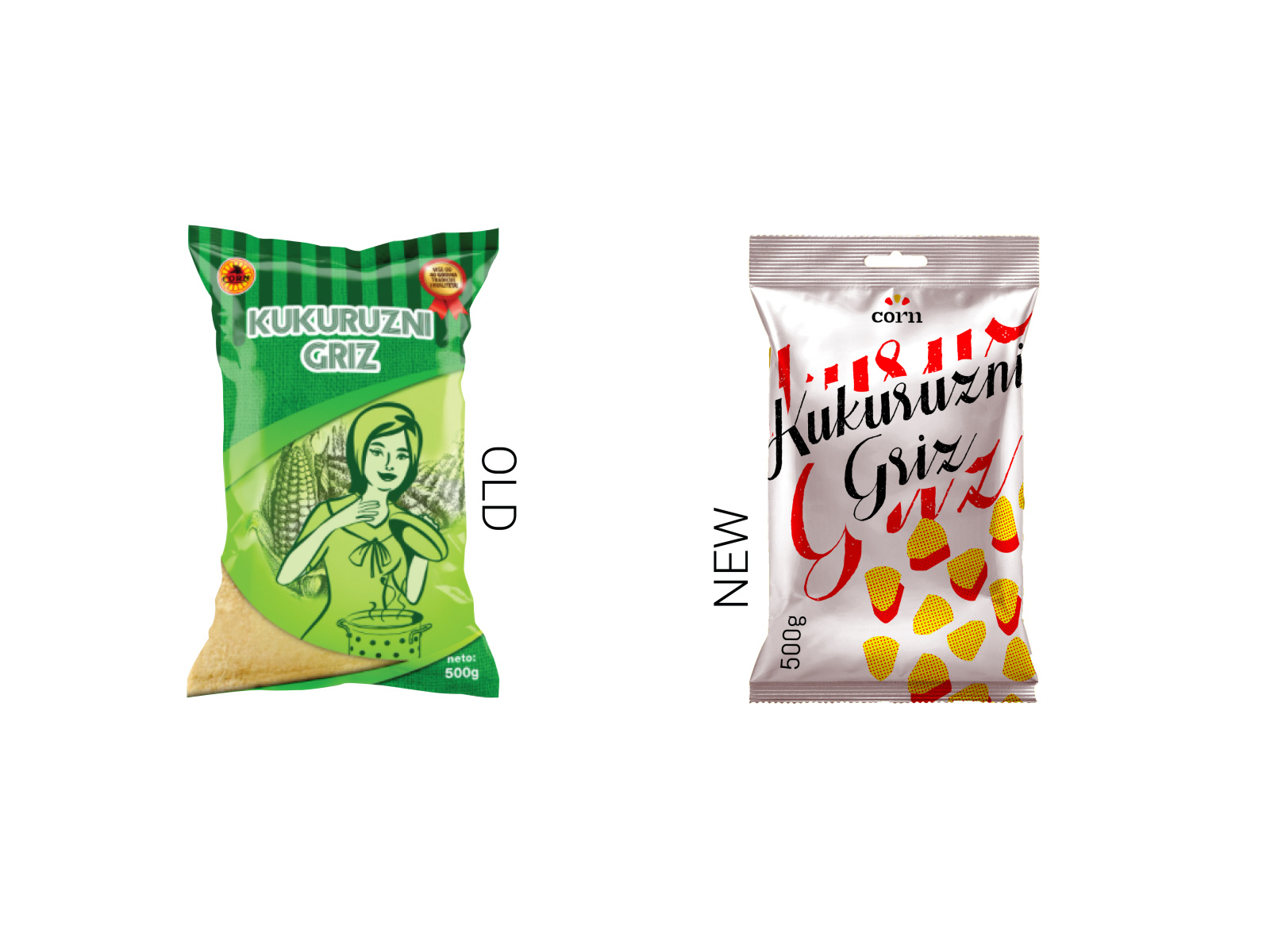 CORN // Packaging Redesign by Ognjen Milutinovic on Dribbble
