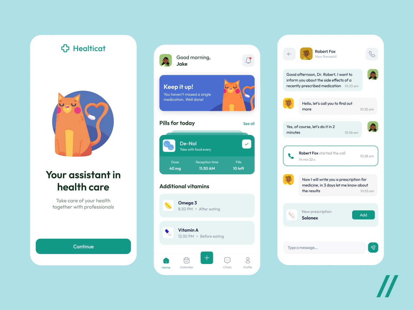 Medication Tracker App by Kristina Taskaeva for Purrweb UI/UX Agency on ...