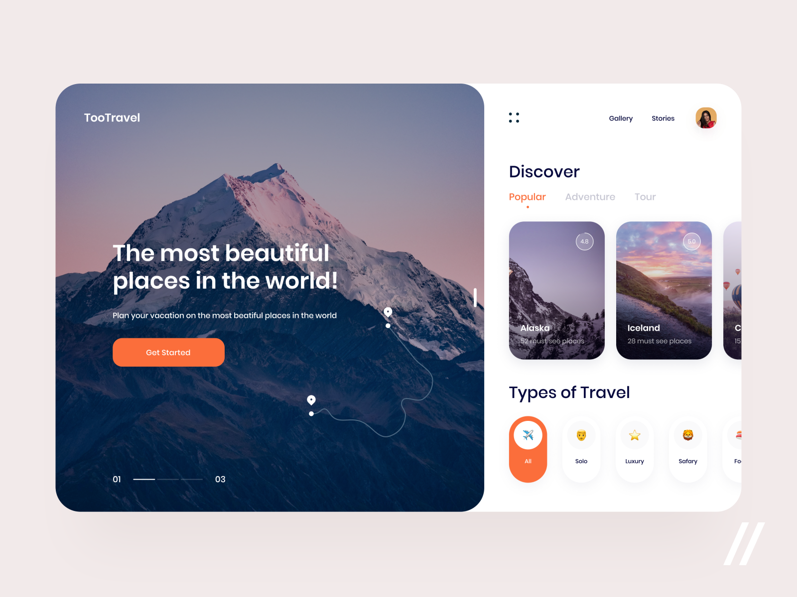Travel App Design Concept by Purrweb UI/UX Agency on Dribbble