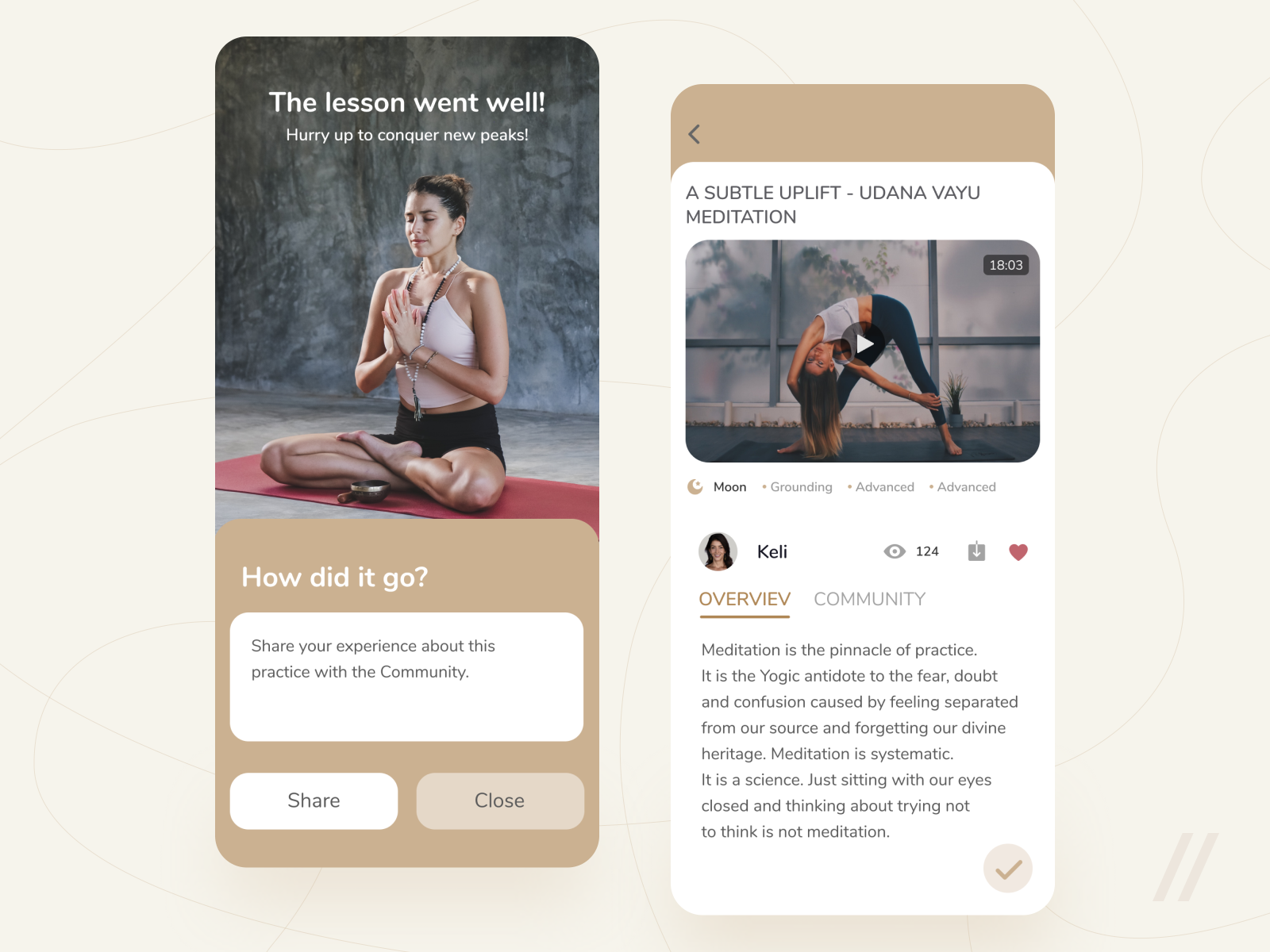 Yoga & Meditation App by Purrweb UI/UX Agency on Dribbble