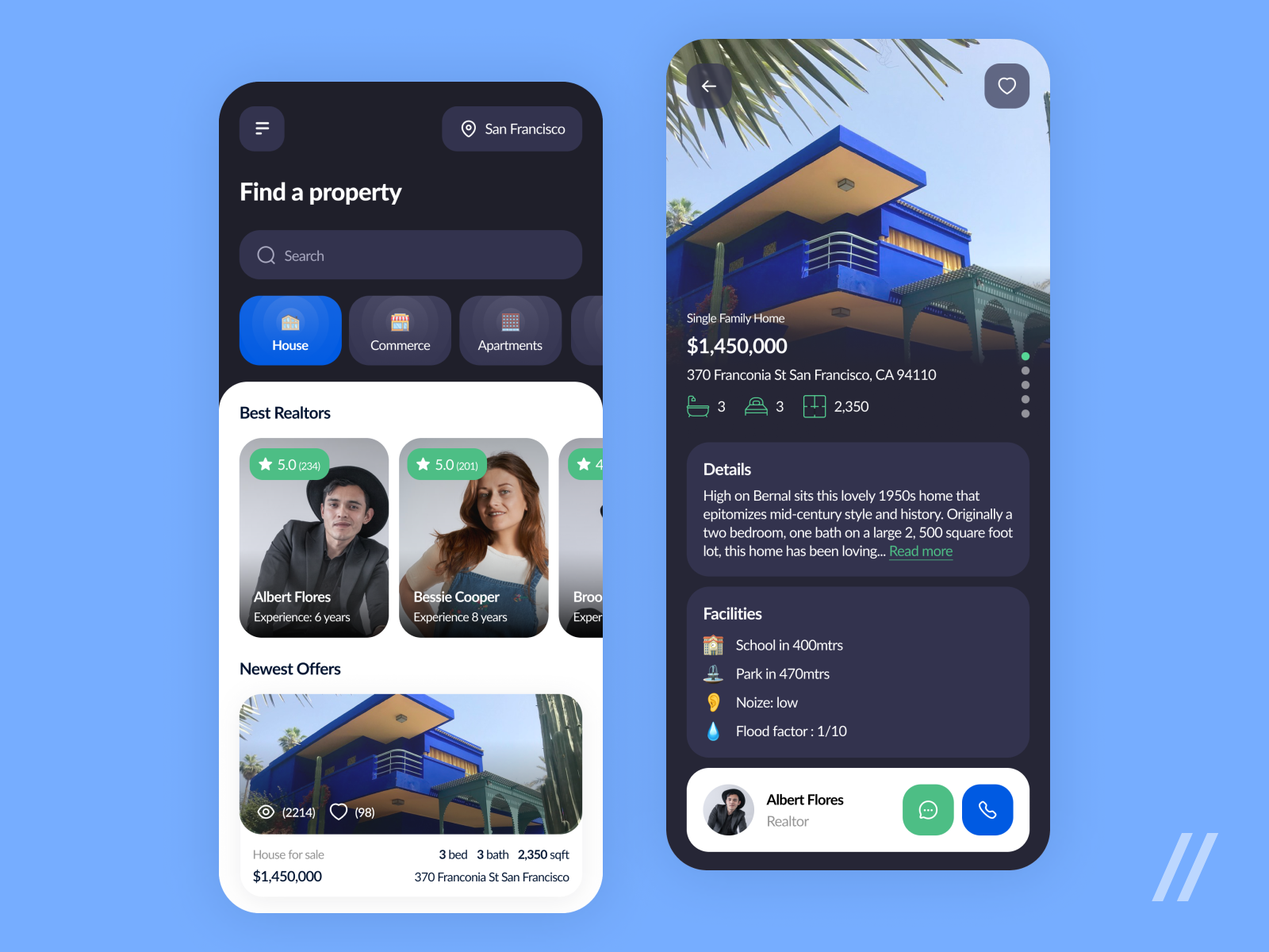 Real Estate App by Purrweb UI/UX Agency on Dribbble
