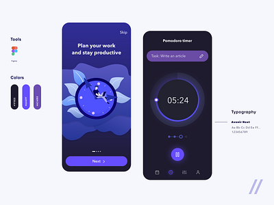 Pomodoro App by Purrweb UI/UX Studio on Dribbble