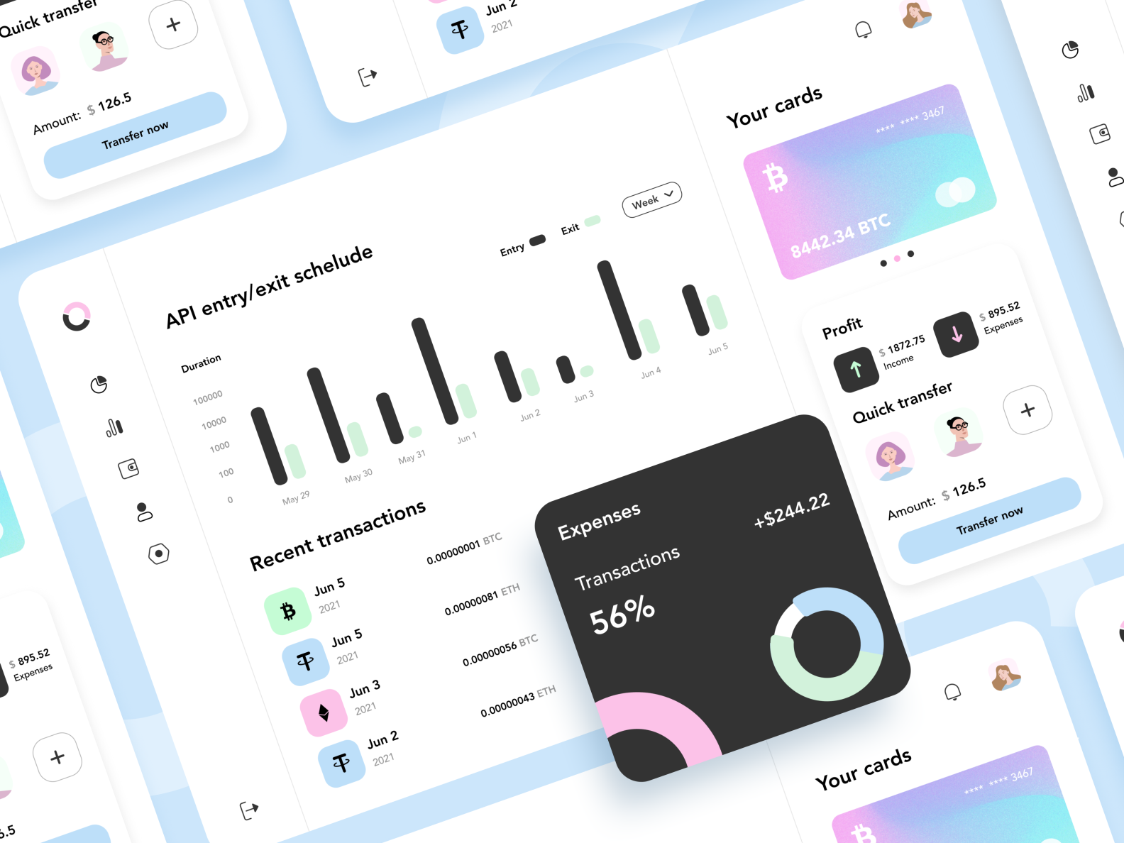 Cryptocurrency Wallet Platform by Purrweb UI/UX Agency on Dribbble