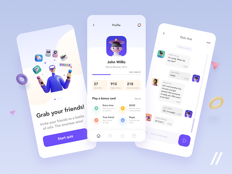 Team Building App by Purrweb UI/UX Studio on Dribbble