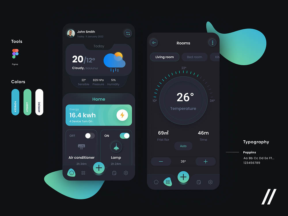 Smart House App by Purrweb UI/UX Agency on Dribbble