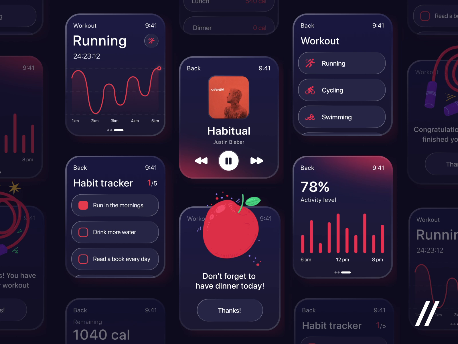 Healthy Lifestyle App by Purrweb UI/UX Agency on Dribbble