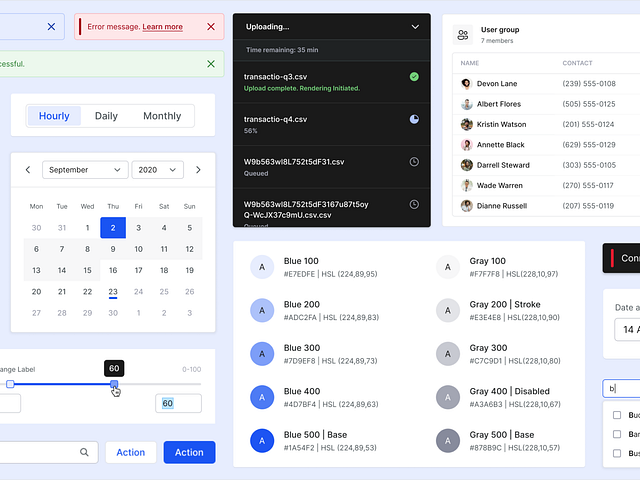 UI Library designs, themes, templates and downloadable graphic elements ...